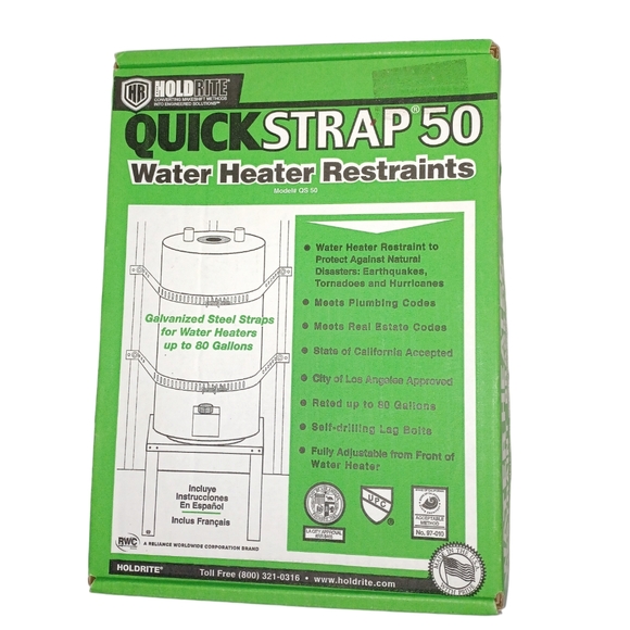 Holdrite | Other | Hold Rite Quickstrap5 Qs50 Water Heater Restraint ...